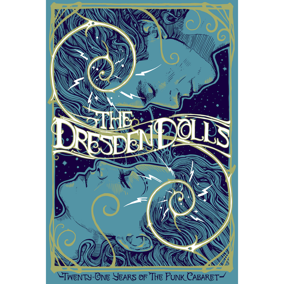 Malleus 21st Anniversary Blue/Gold Digitally-Printed Poster – The ...